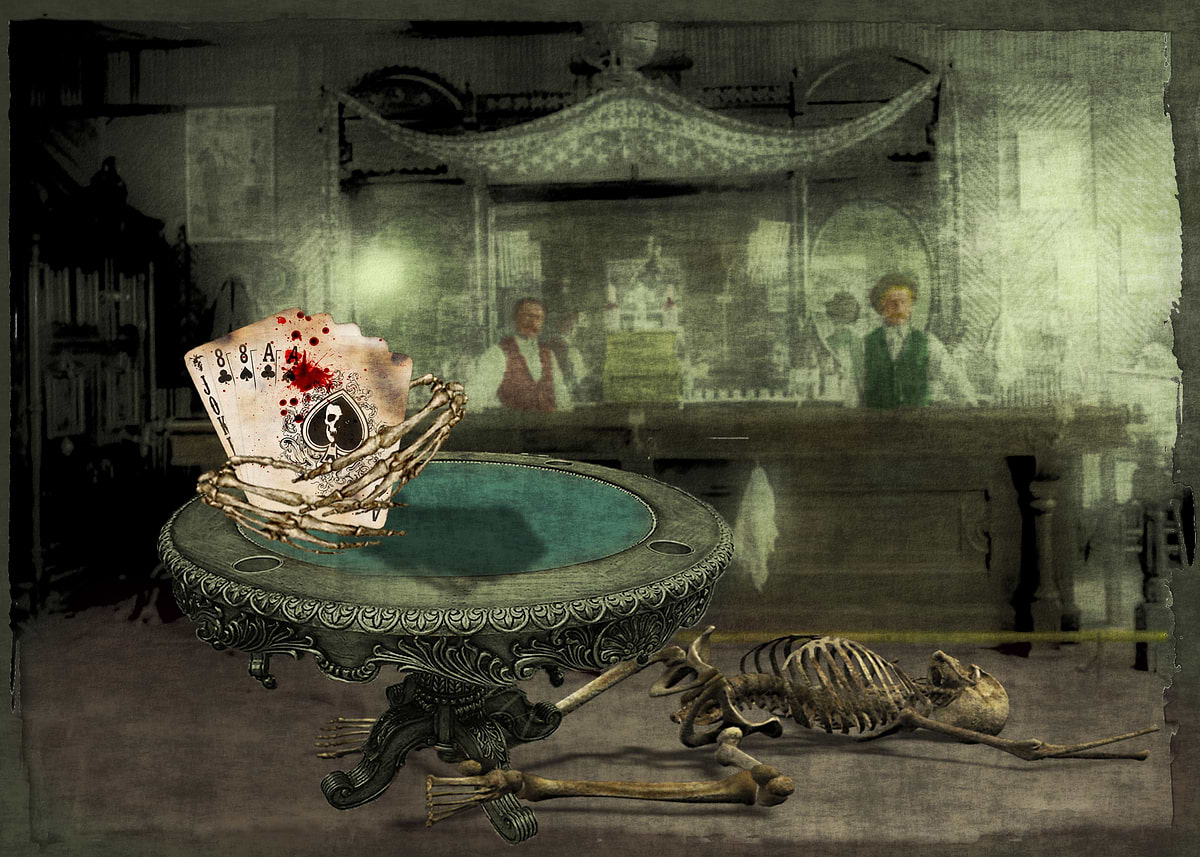 'Dead Man's Hand' Poster, picture, metal print, paint by David Kessler ...