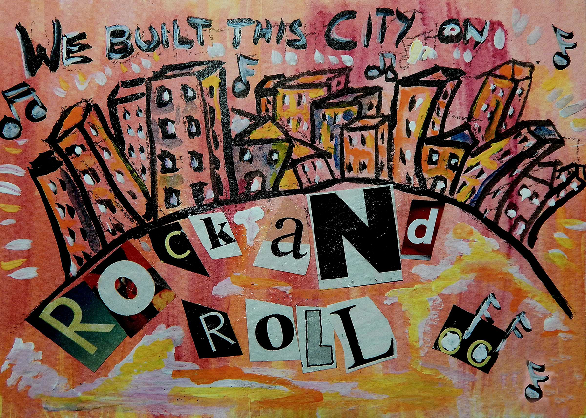 'We Built This City' Poster, picture, metal print, paint by Mimulux ...