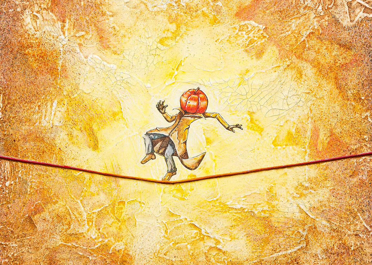 'Fast Food aka Pumpkin Puree' Poster, picture, metal print, paint by ...