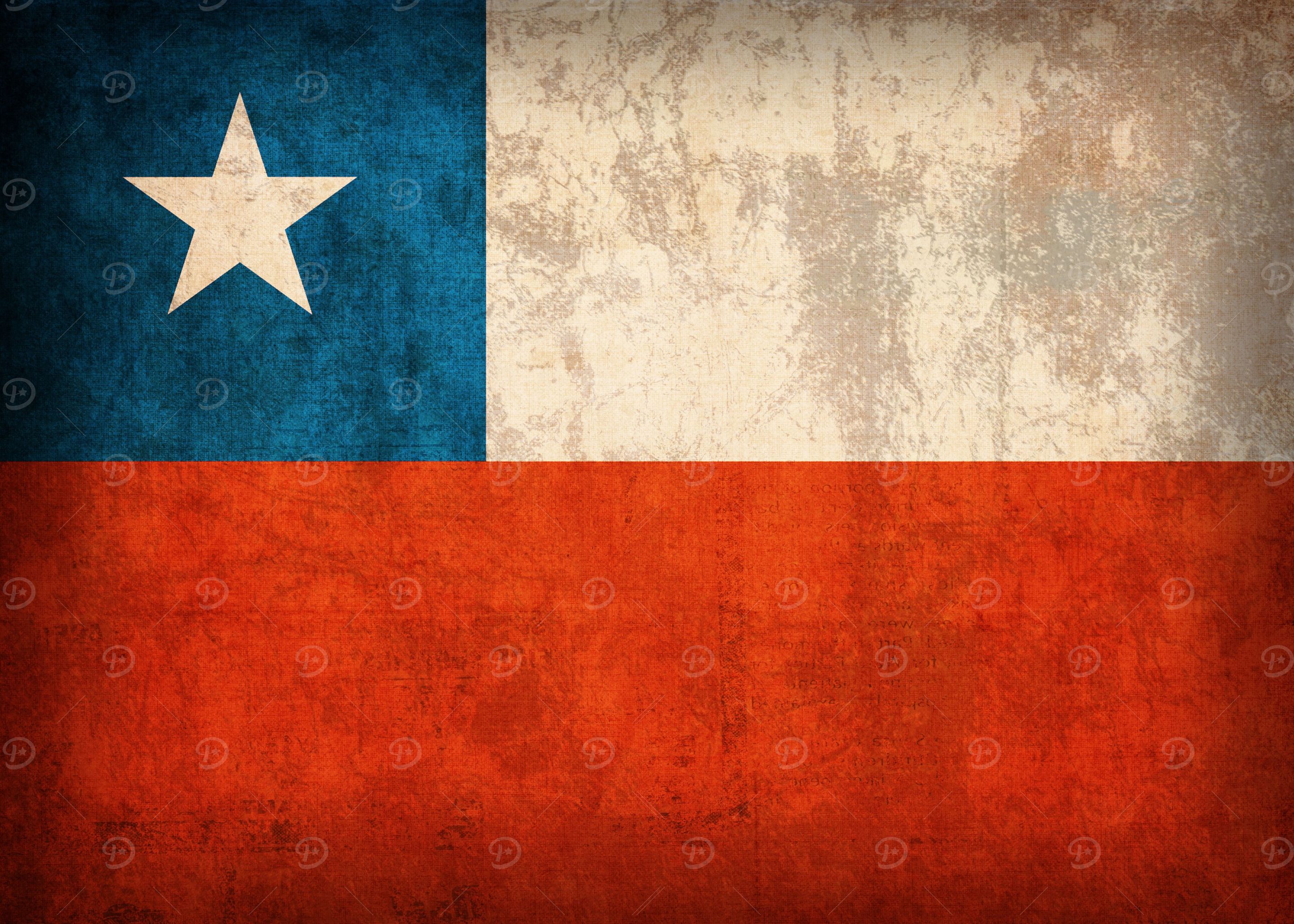 'Chile Flag' Poster, picture, metal print, paint by Design Turnpike ...