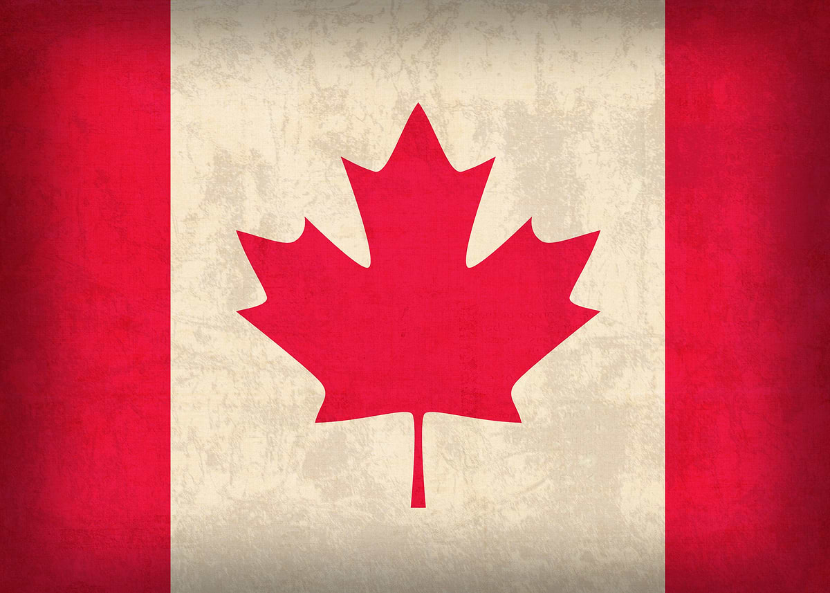 'Canada Flag' Poster, picture, metal print, paint by Design Turnpike ...