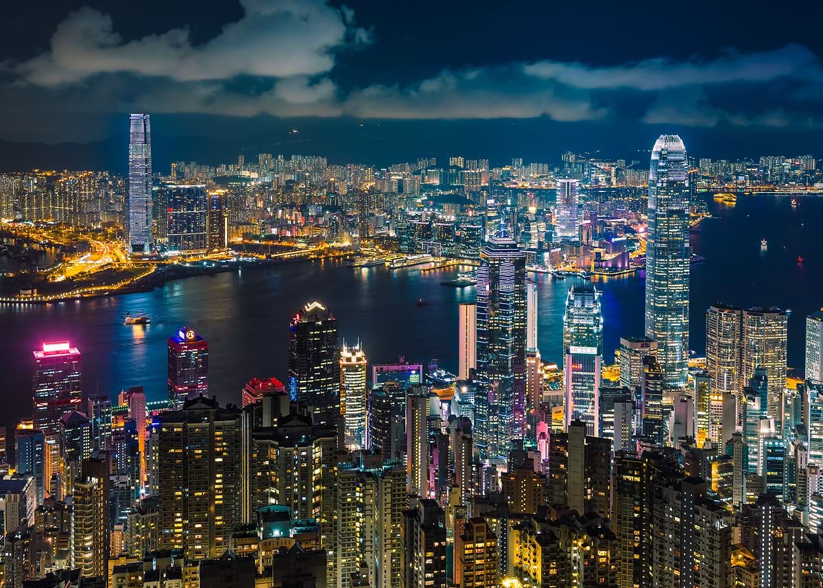 'Hong Kong 10' Poster, picture, metal print, paint by Tom Uhlenberg ...