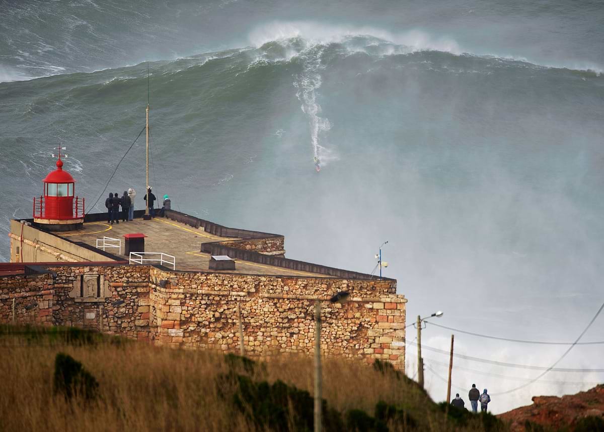 'Nazare' Poster, picture, metal print, paint by Konrad Tomaszkiewicz ...