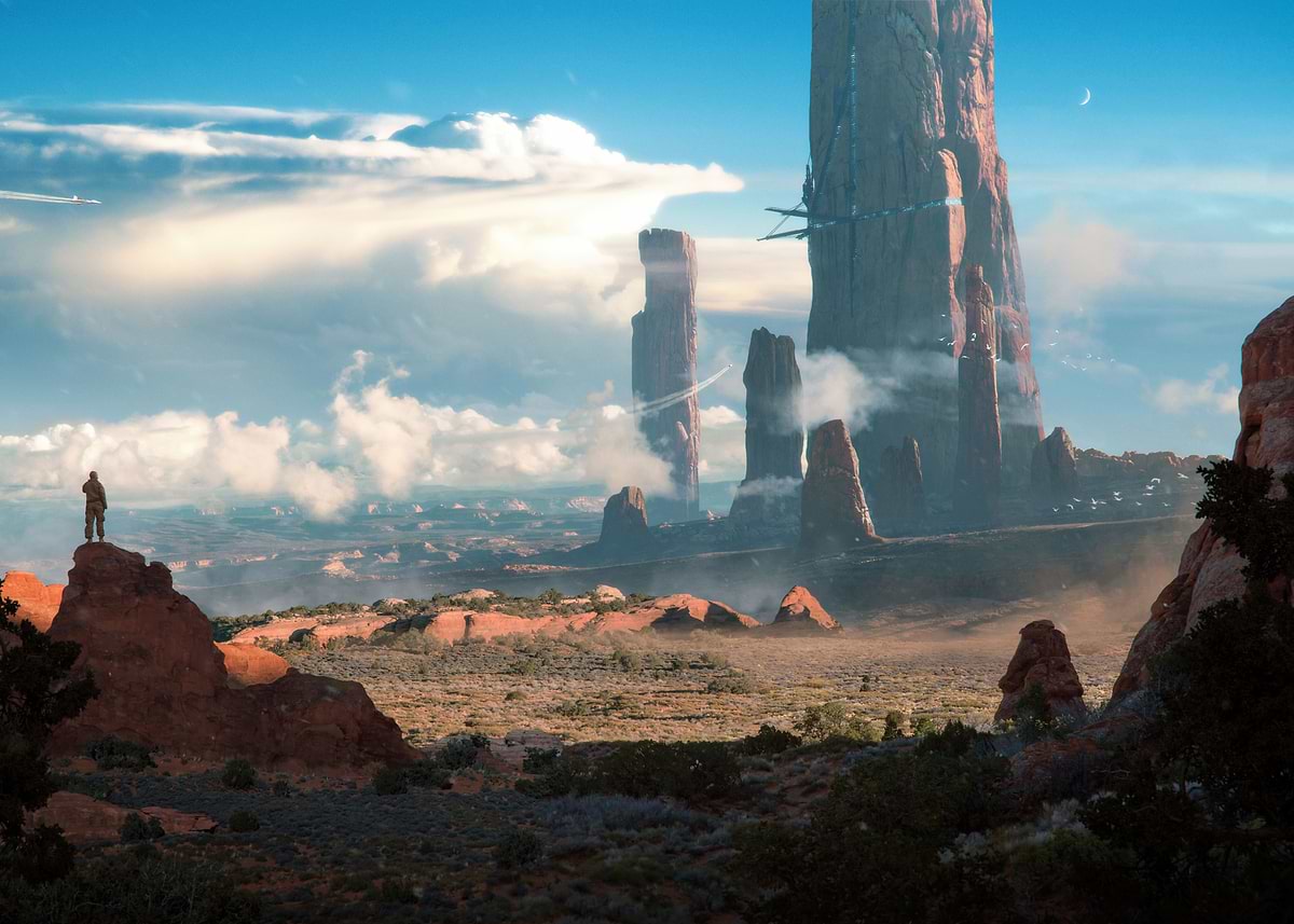 'Infinitus' Poster, picture, metal print, paint by Tobias Roetsch ...