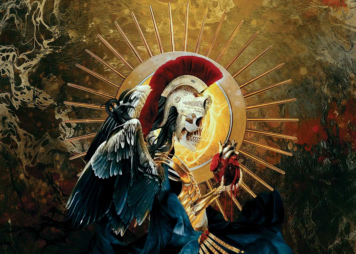 'Skeleton' Poster, picture, metal print, paint by RIZA PEKER | Displate