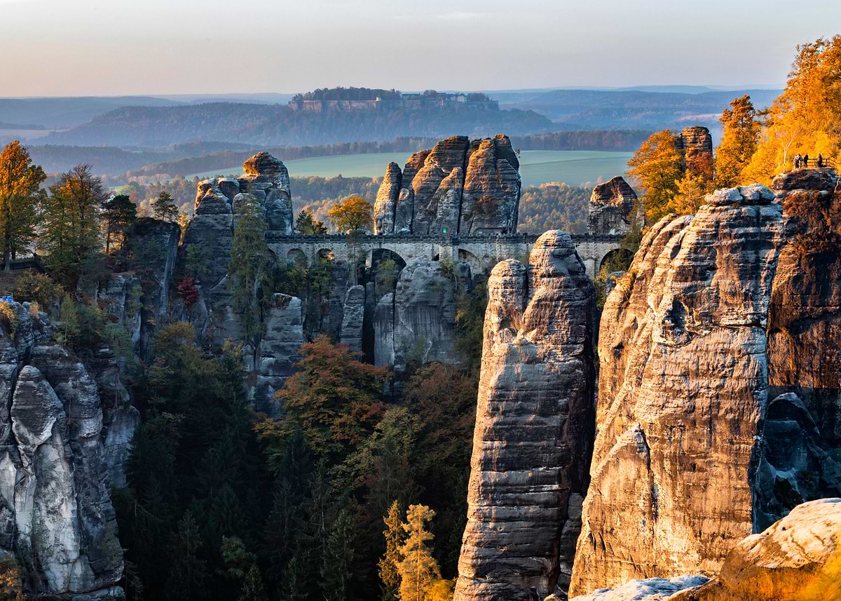 'Bastei II' Poster, picture, metal print, paint by Tobias Roetsch ...