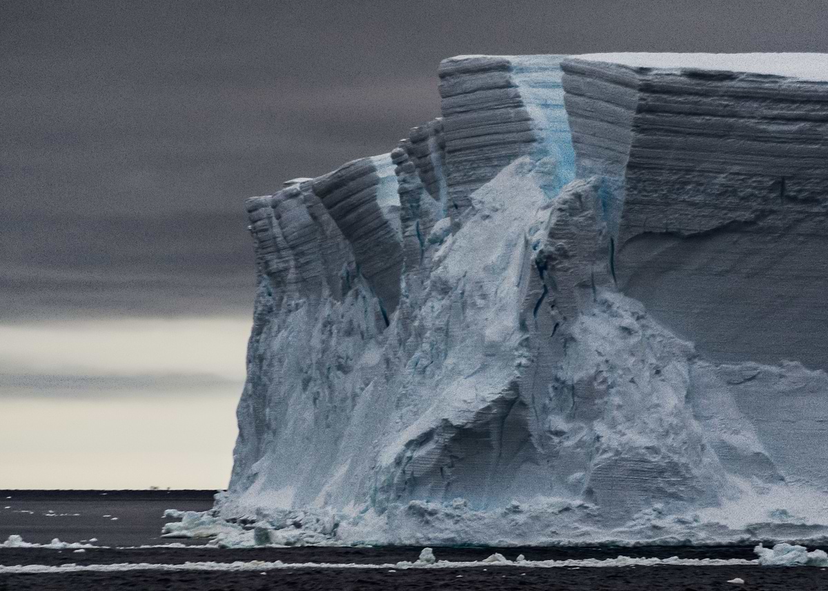 'ice berg breaking down' Poster, picture, metal print, paint by anthony ...