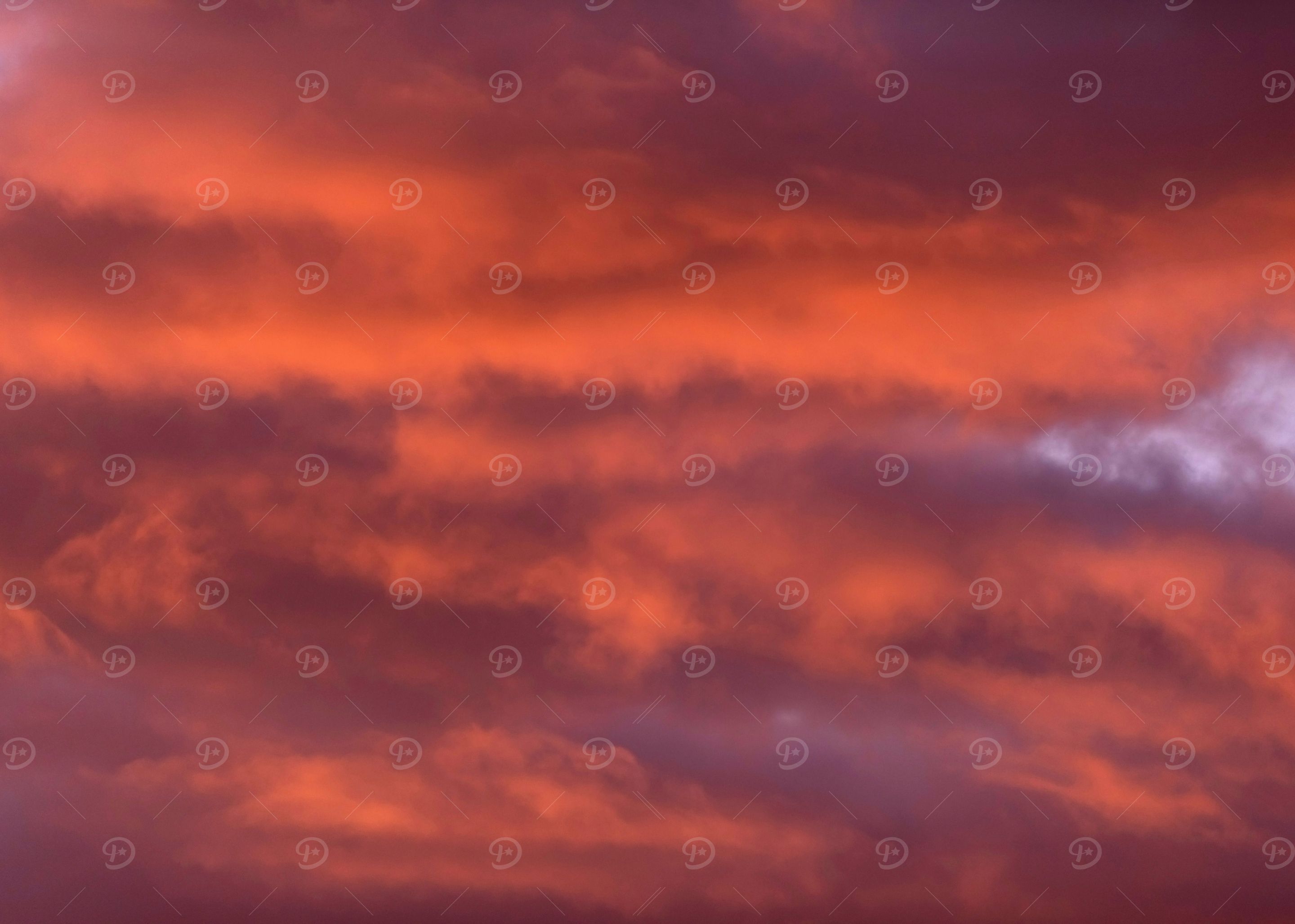 'Red sky' Poster, picture, metal print, paint by Ysbrand Cosijn | Displate