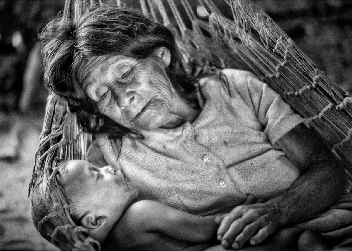 'Akawaio Grandmother' Poster, picture, metal print, paint by Jonathan ...