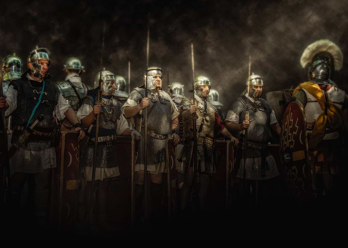 'The roman legion ' Poster, picture, metal print, paint by Alain ...