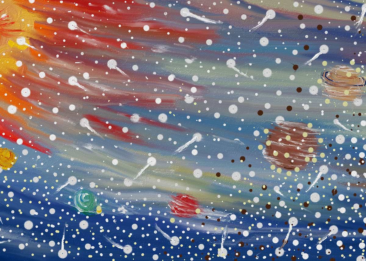 'Magnificent Solar Power' Poster, picture, metal print, paint by Noralyn Lucero | Displate