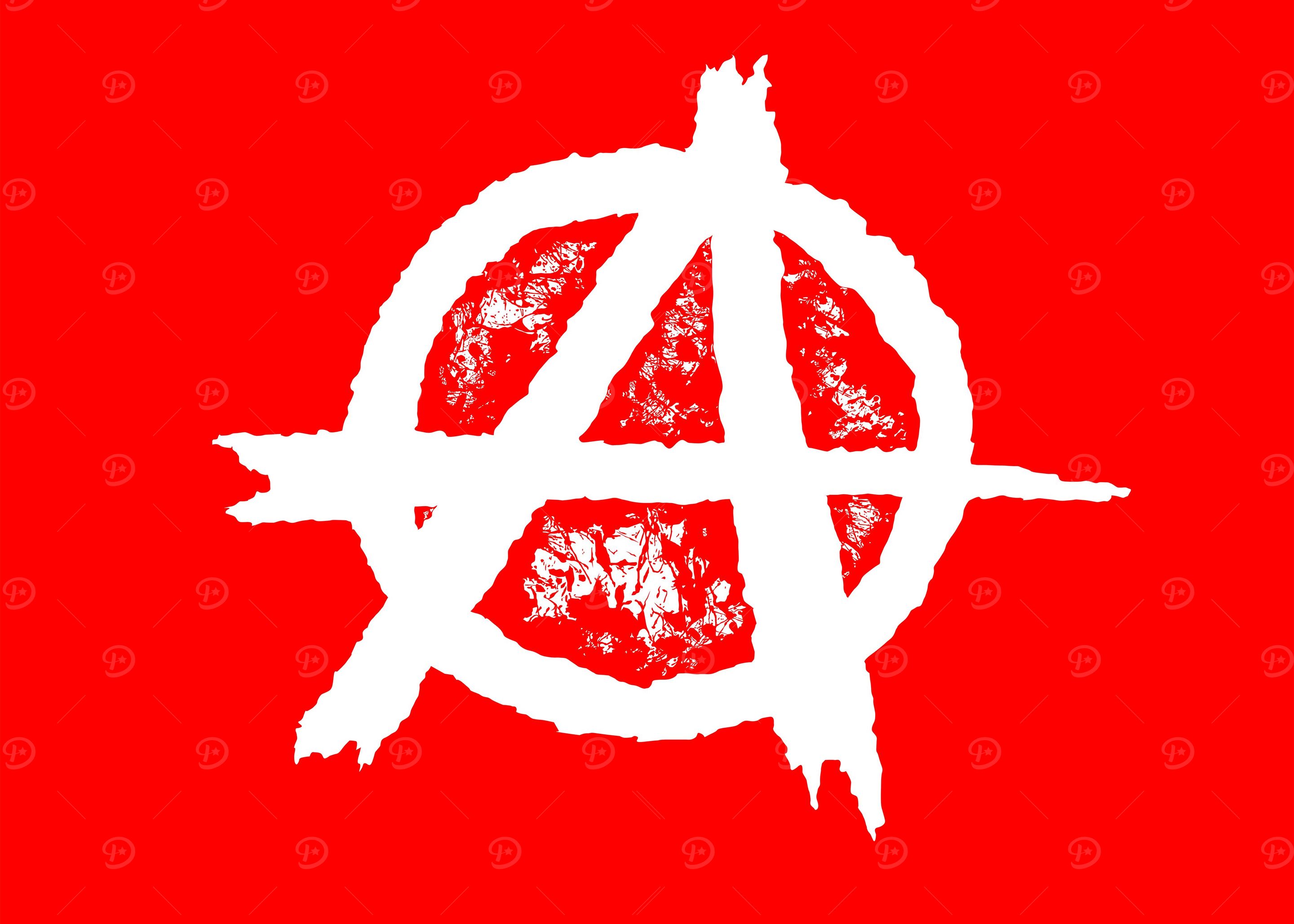 'anarchy anarchism symbol ' Poster, picture, metal print, paint by ...