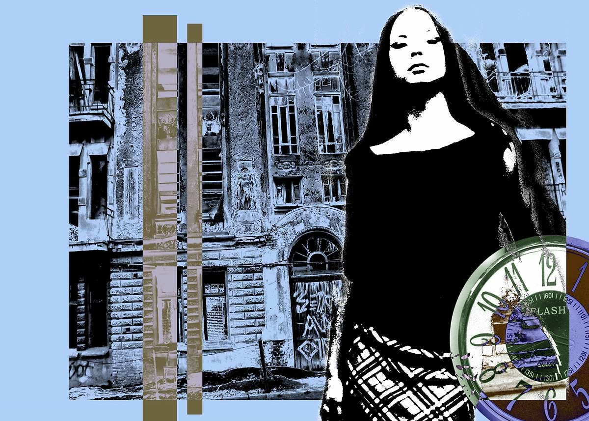 'City life' Poster, picture, metal print, paint by Kateryna Bortsova ...