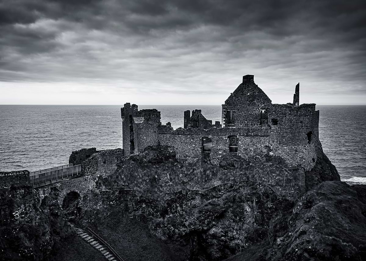'Dunluce castle' Poster, picture, metal print, paint by Svetlana Sewell ...