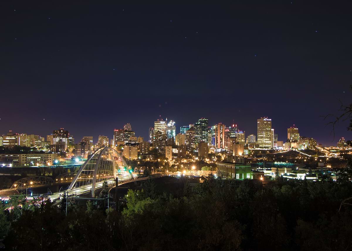 'Edmonton Alberta' Poster, picture, metal print, paint by Landon Hemmes ...