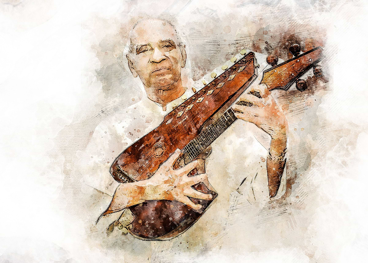 'W D Amaradeva' Poster, picture, metal print, paint by Poorna Sachintha ...