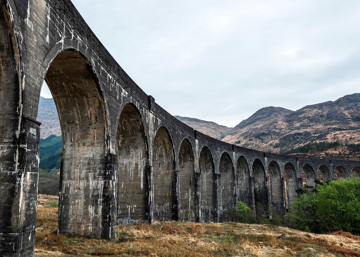 'Glenfinnan viaduct' Poster, picture, metal print, paint by Svetlana ...