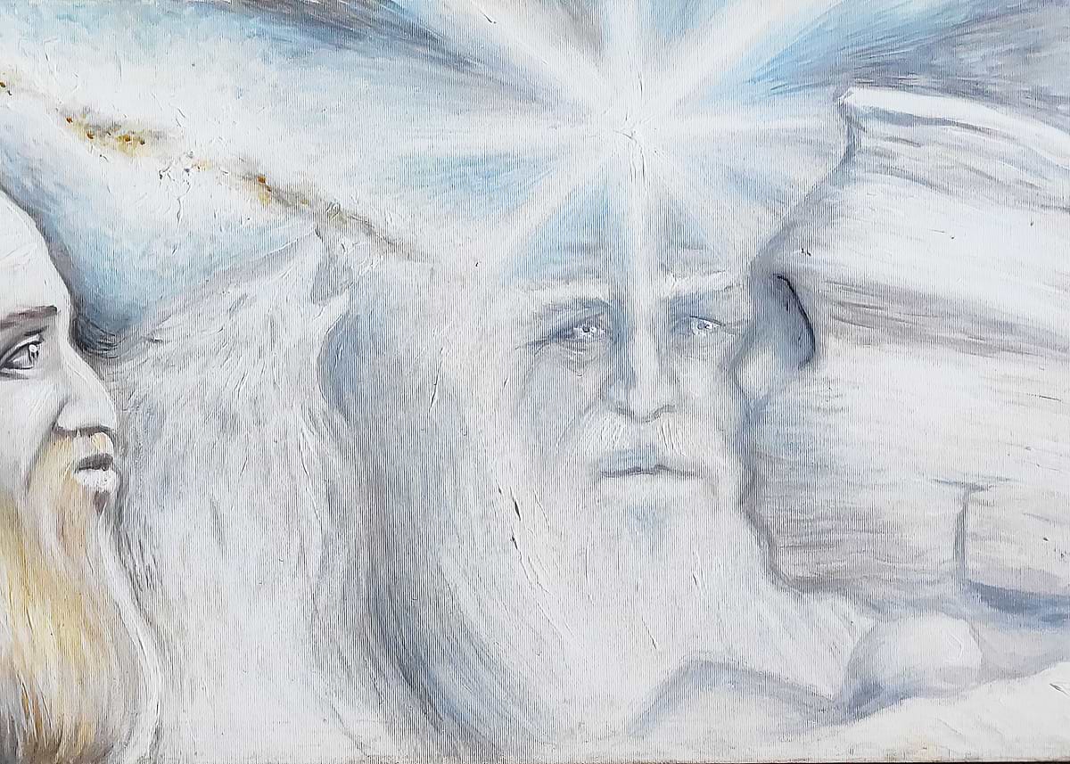 'Burebista Zamolxis sphynx' Poster, picture, metal print, paint by ...