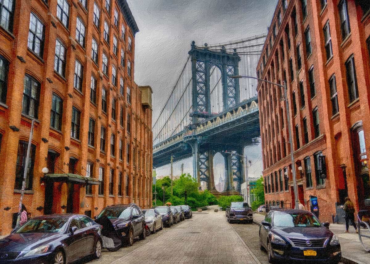 'DUMBO' Poster, picture, metal print, paint by Manny D Suriel | Displate