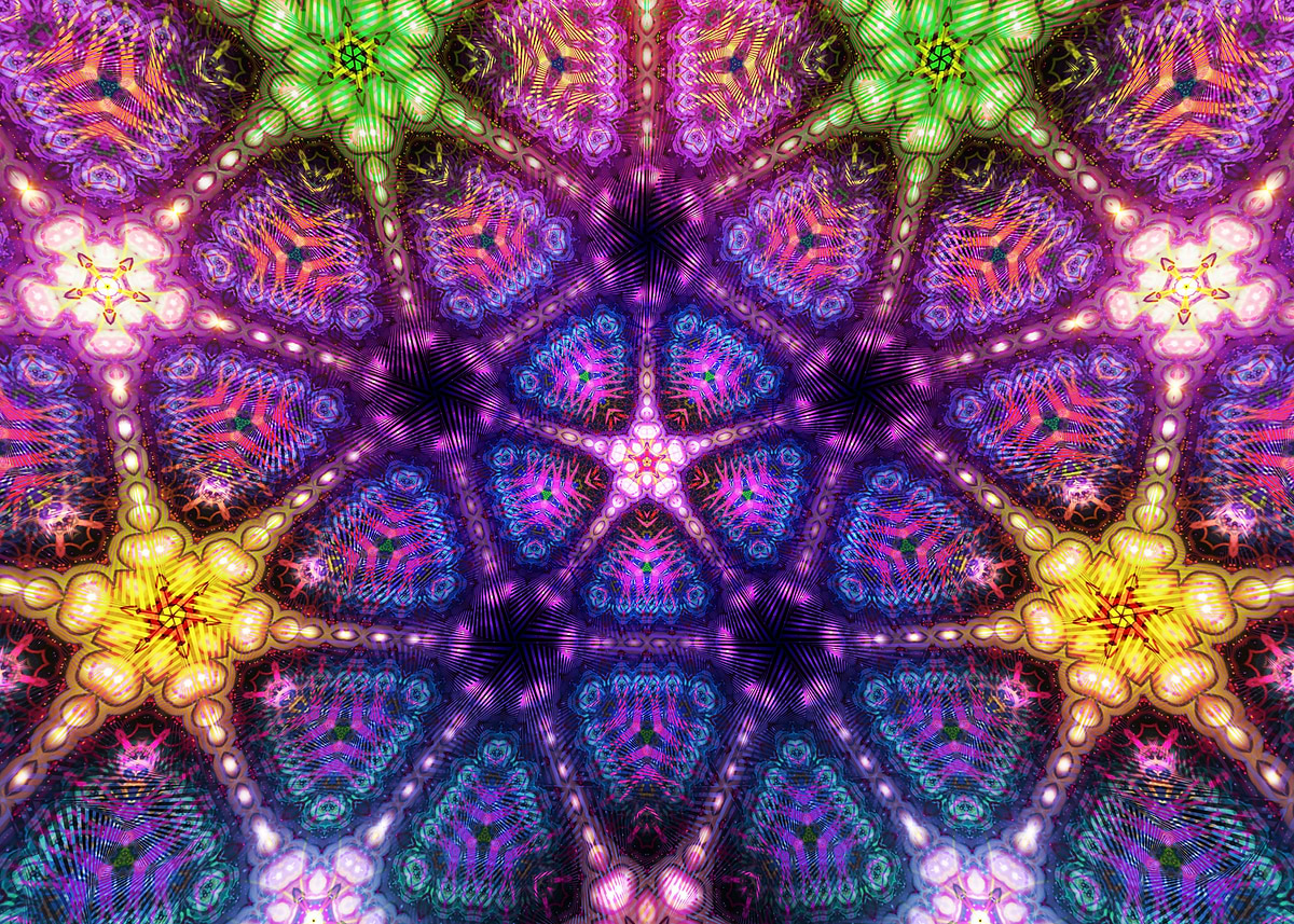 'EMR Therapy' Poster, picture, metal print, paint by Natural Warp ...