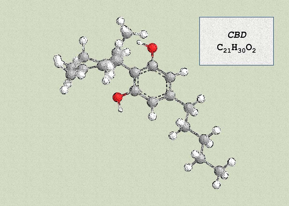 'Cannabidiol CBD' Poster, picture, metal print, paint by ChemECool ...