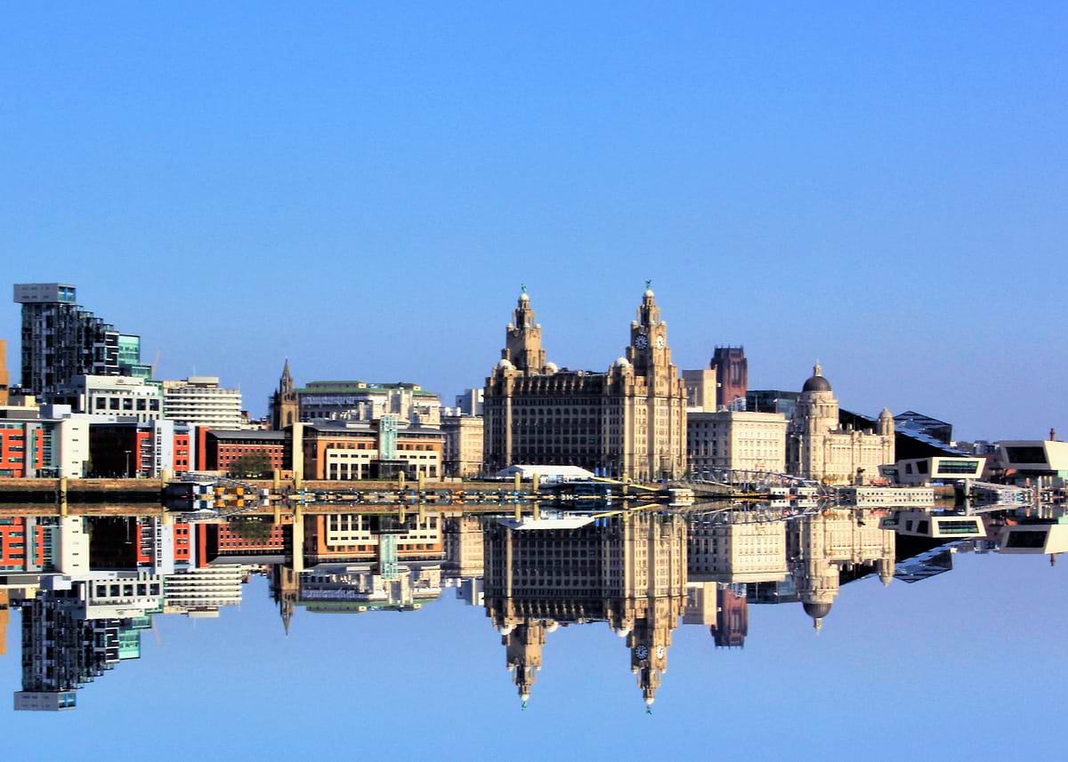 'Liverpool Waterfront ' Poster, picture, metal print, paint by John ...