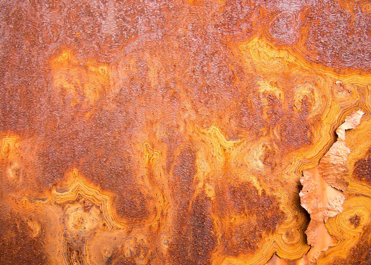 'Rust abstraction' Poster, picture, metal print, paint by Karen Foley ...