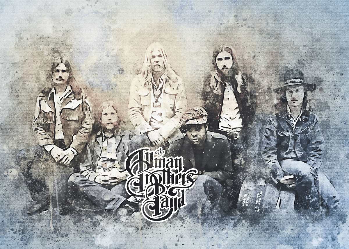 'Allman Brothers Band ' Poster, picture, metal print, paint by Muhammad ...