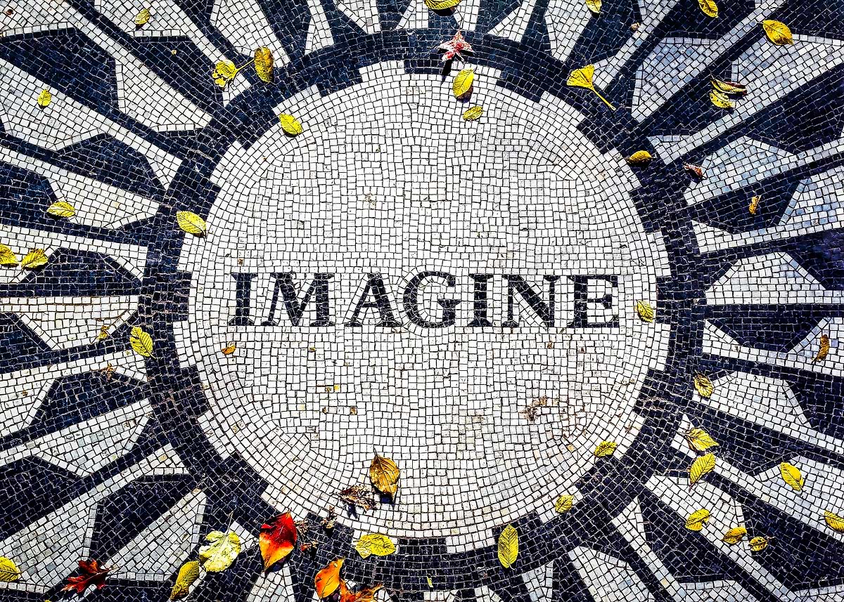 'IMAGINE' Poster, picture, metal print, paint by Alexandre | Displate