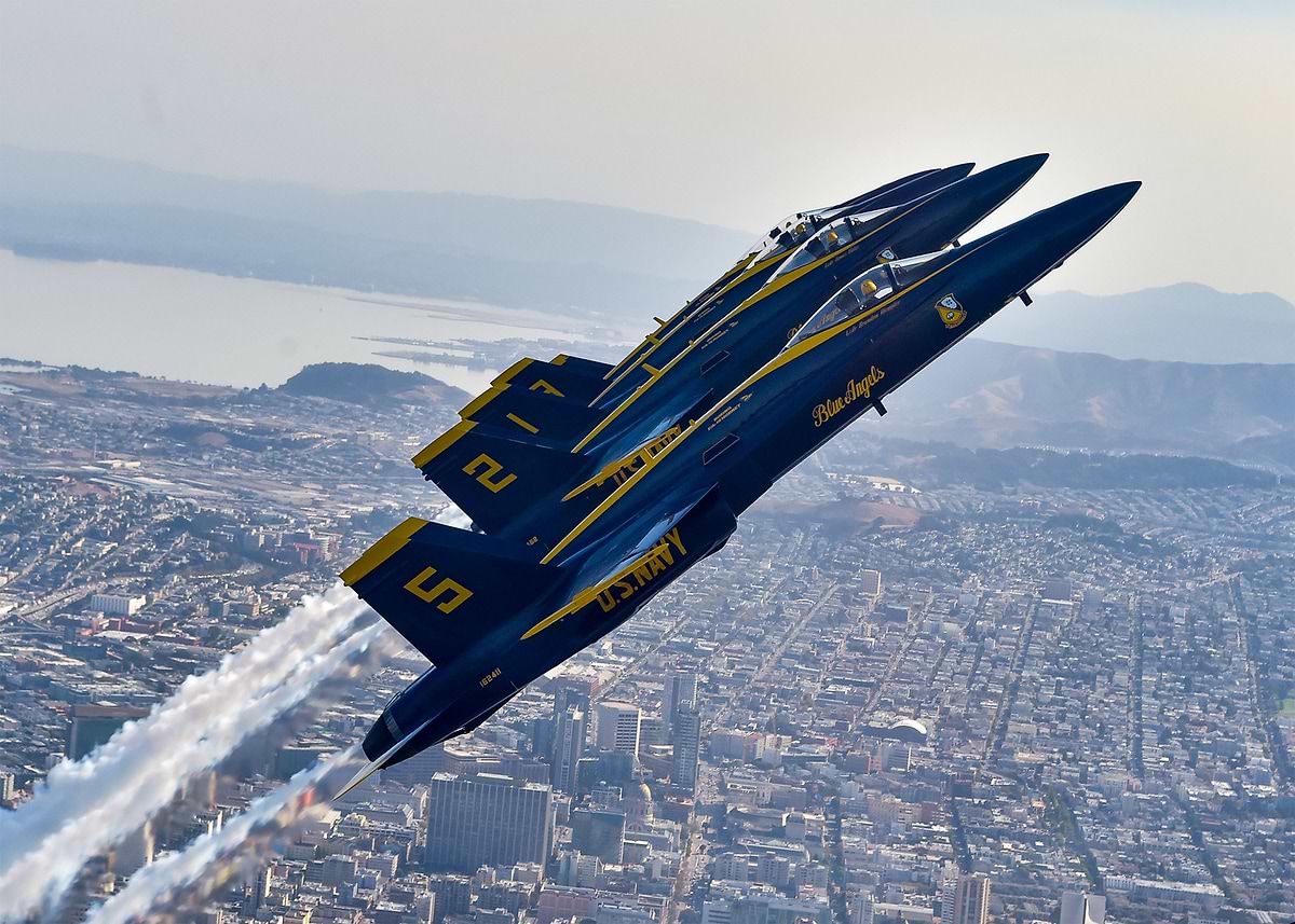 'Blue Angels' Poster, picture, metal print, paint by Conceptual ...