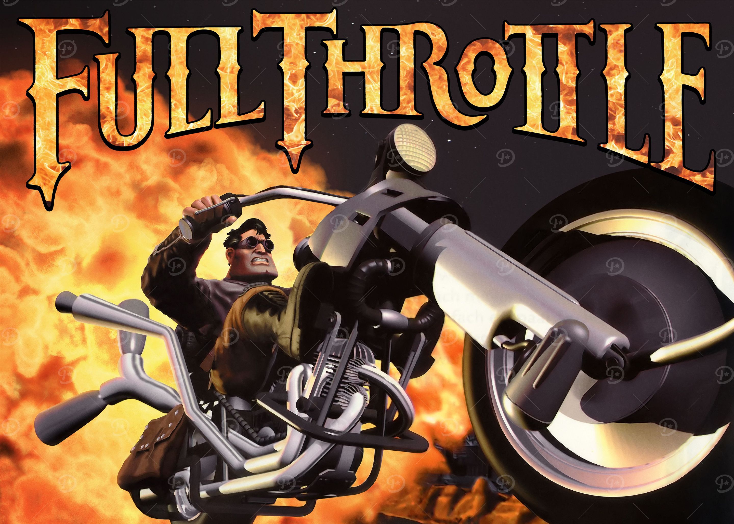 'Full Throttle' Poster, picture, metal print, paint by BitNerd | Displate