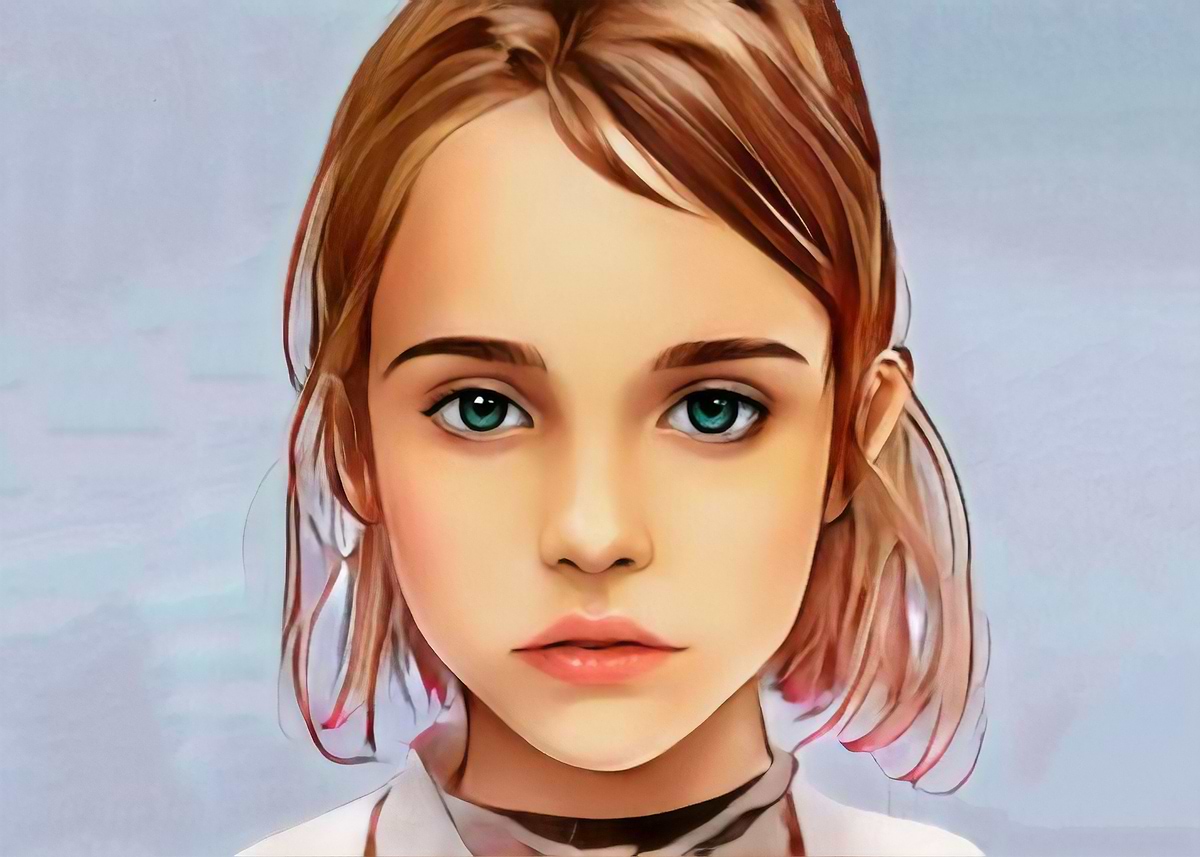 'Kid' Poster, picture, metal print, paint by lokokina | Displate