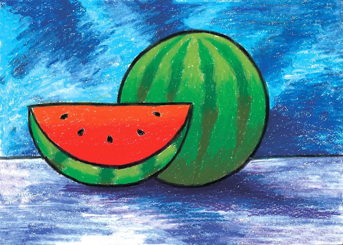 'Watermelon' Poster, picture, metal print, paint by Tri Harianto | Displate