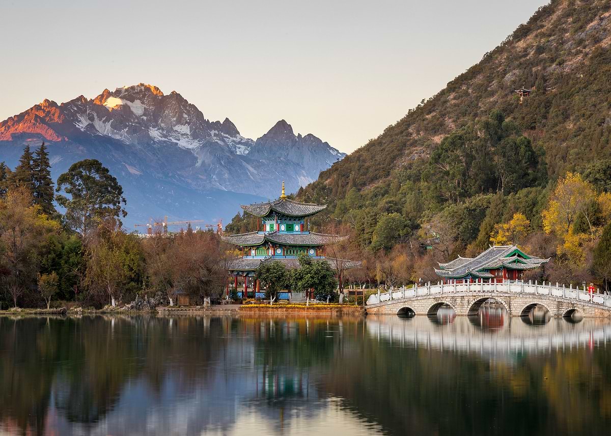 'Jade Dragon Snow Mountain' Poster, picture, metal print, paint by ...