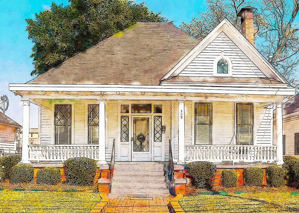 'Dexter Parsonage Museum' Poster, picture, metal print, paint by Aaron ...