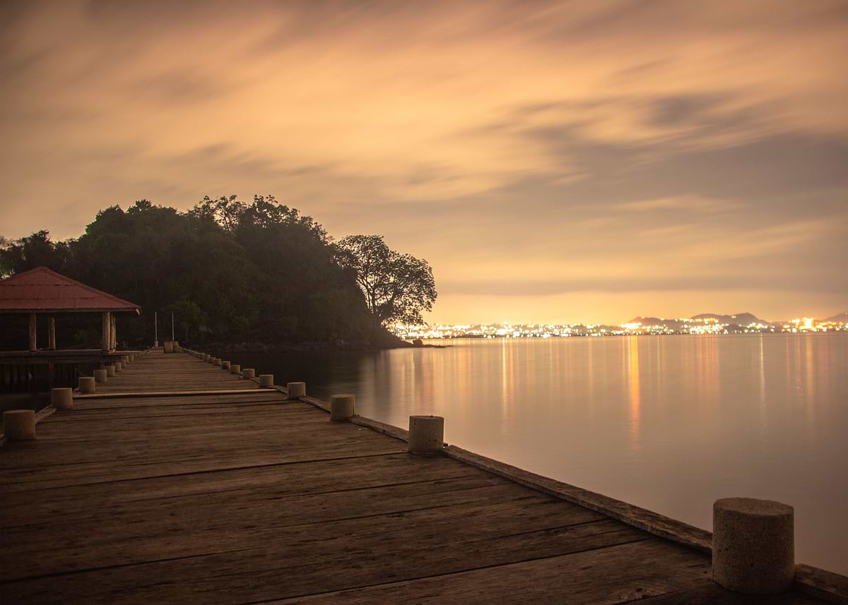 'long exposure landscape' Poster, picture, metal print, paint by ...