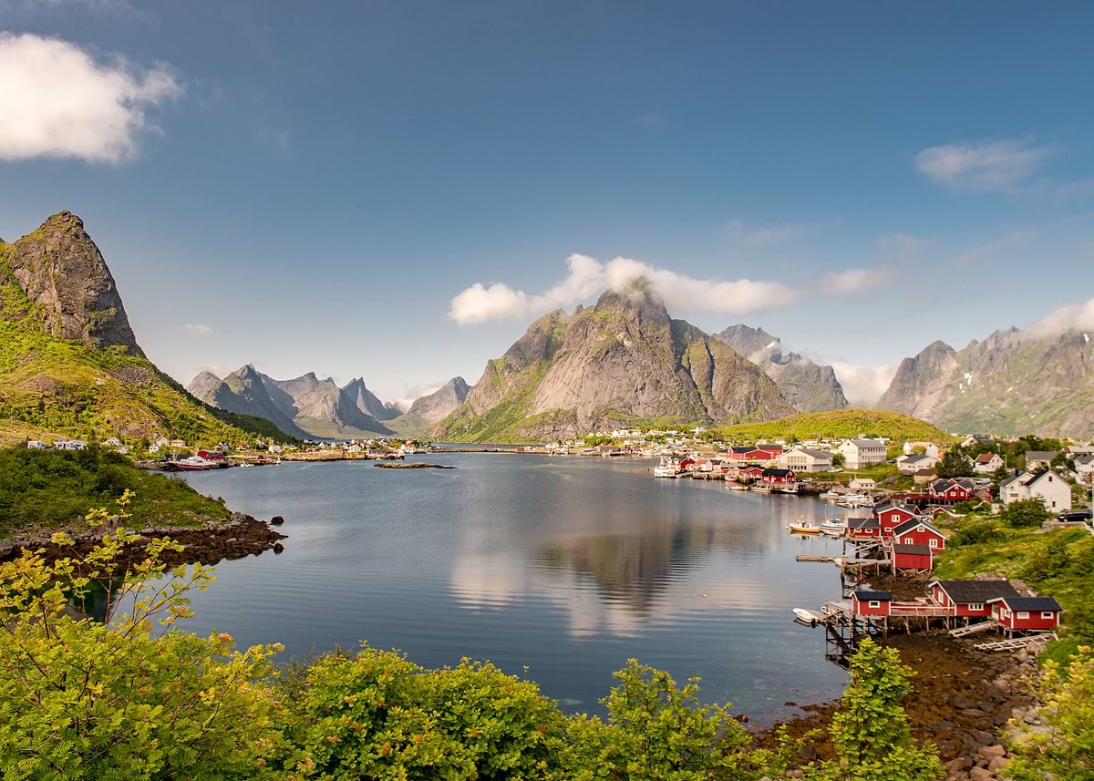 'Lofoten 10' Poster, picture, metal print, paint by Stefan Wiese | Displate