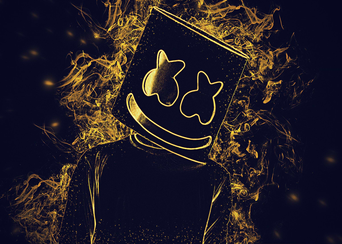 'DJ Marshmello' Poster, picture, metal print, paint by ZDai | Displate