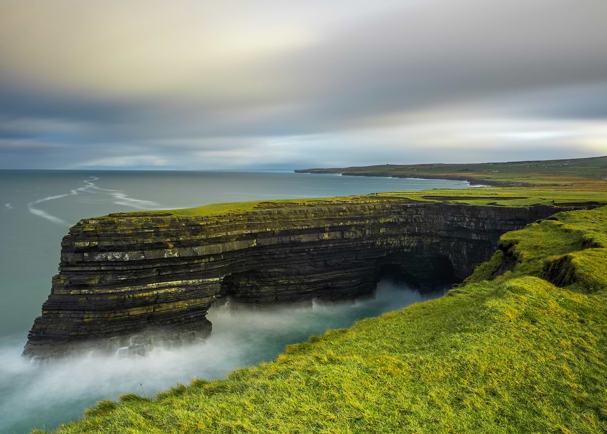 'Downpatrick Head Ireland ' Poster, picture, metal print, paint by João ...