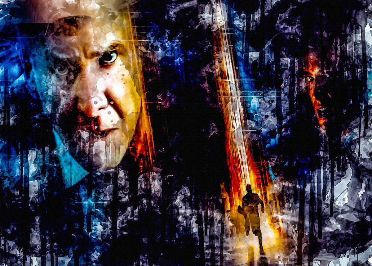 'Firewall' Poster, picture, metal print, paint by Vivienne Raymond ...