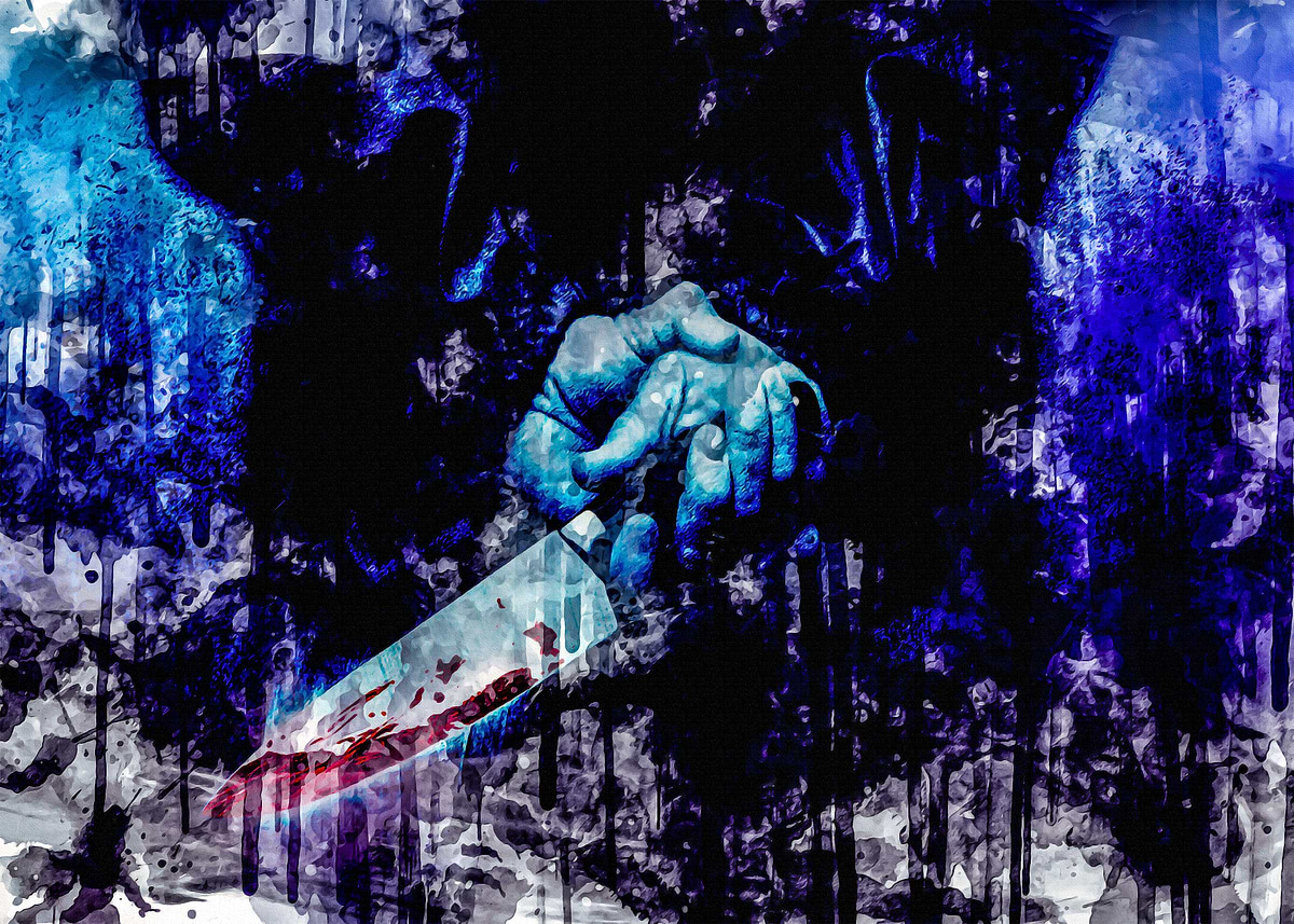'Mindhunters 2' Poster, picture, metal print, paint by Kaye Luca | Displate