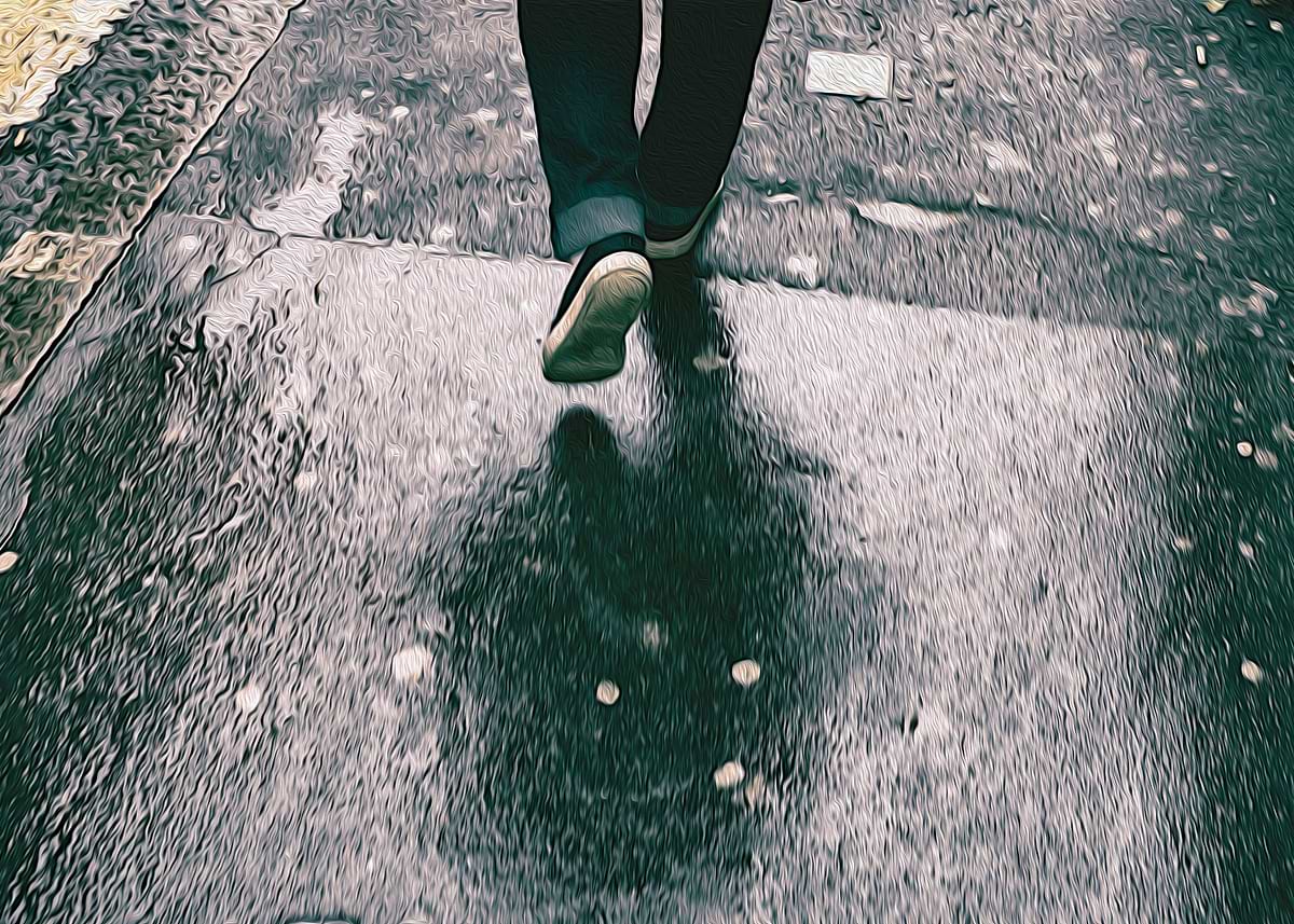 'Walking' Poster, picture, metal print, paint by Ink Frame Studio ...