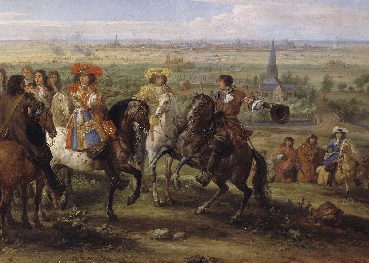 'Louis XIV at the siege of ' Poster, picture, metal print, paint by Old ...
