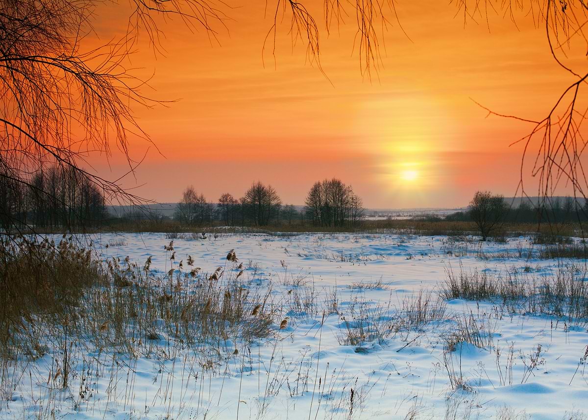 'Background Beautiful Cold ' Poster, picture, metal print, paint by ...