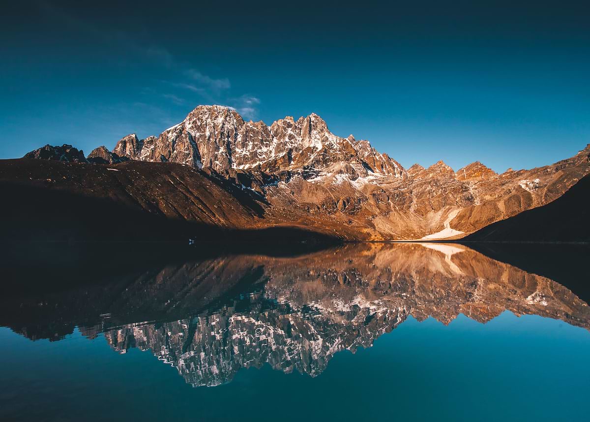 'Gokyo lake himalaya gift' Poster, picture, metal print, paint by ...