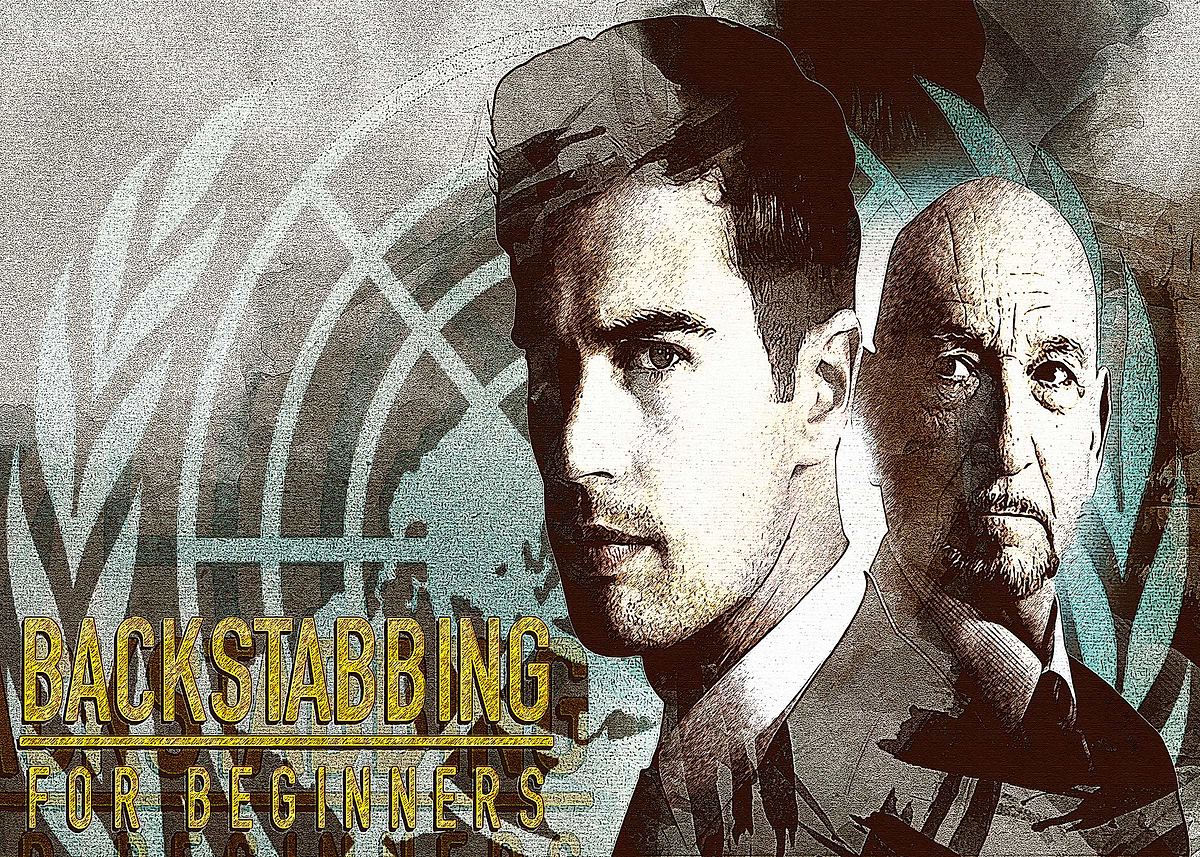 'Backstabbing for beginners' Poster, picture, metal print, paint by ...