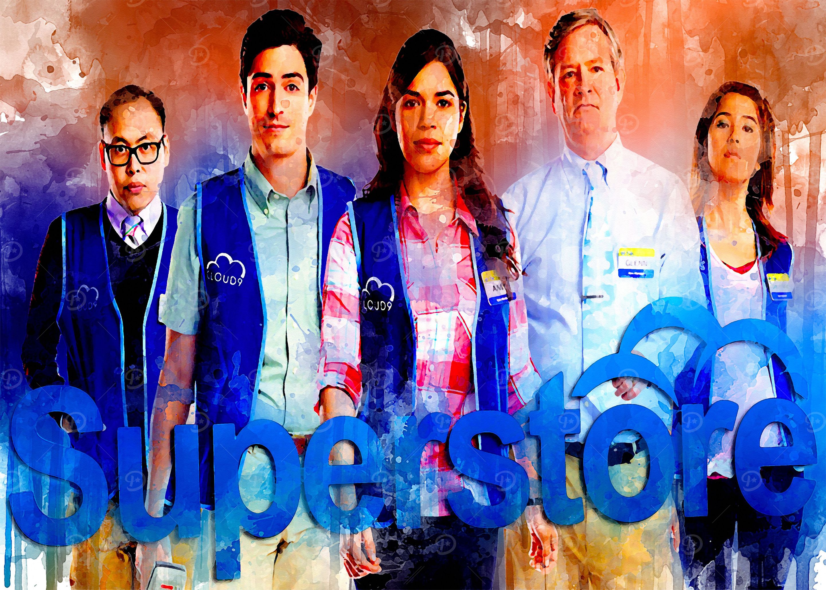 'Superstore 1' Poster, picture, metal print, paint by Katerina Lim ...
