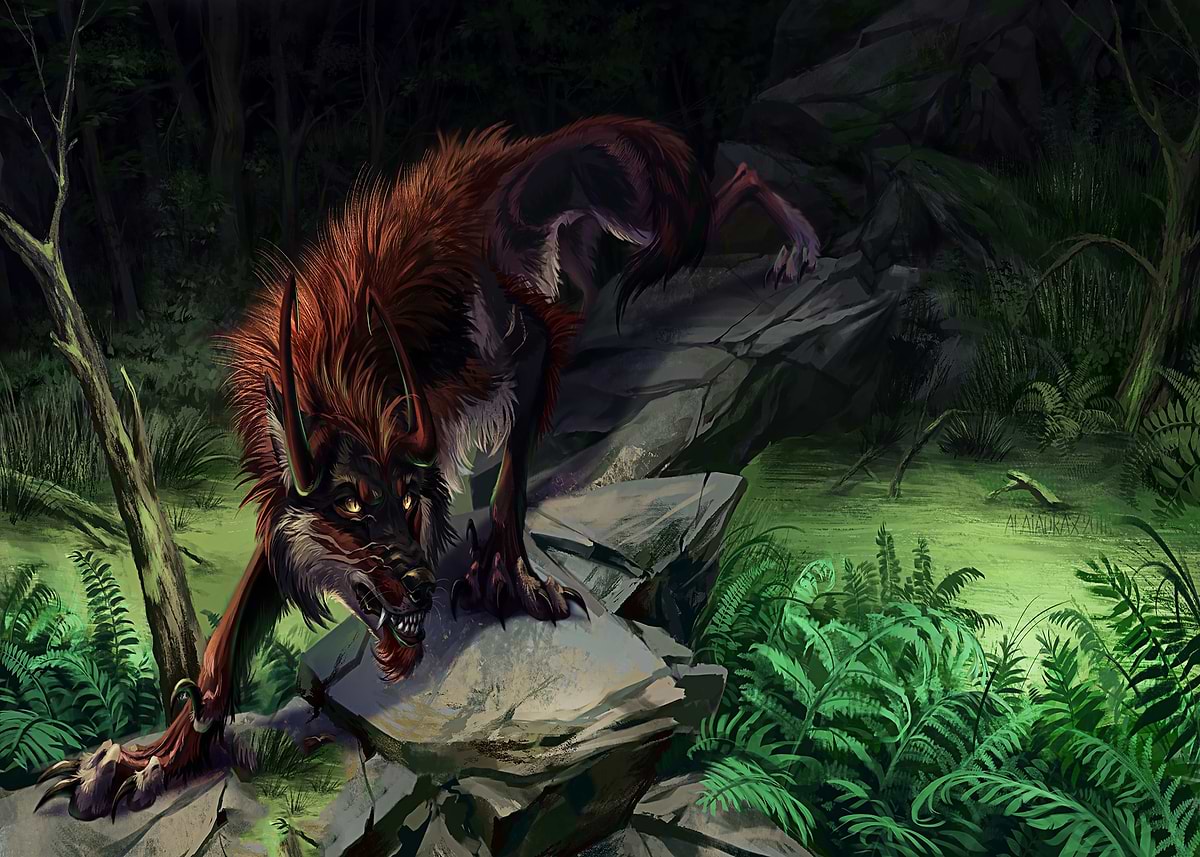 'Animal fantasy' Poster, picture, metal print, paint by hartmanbonner ...