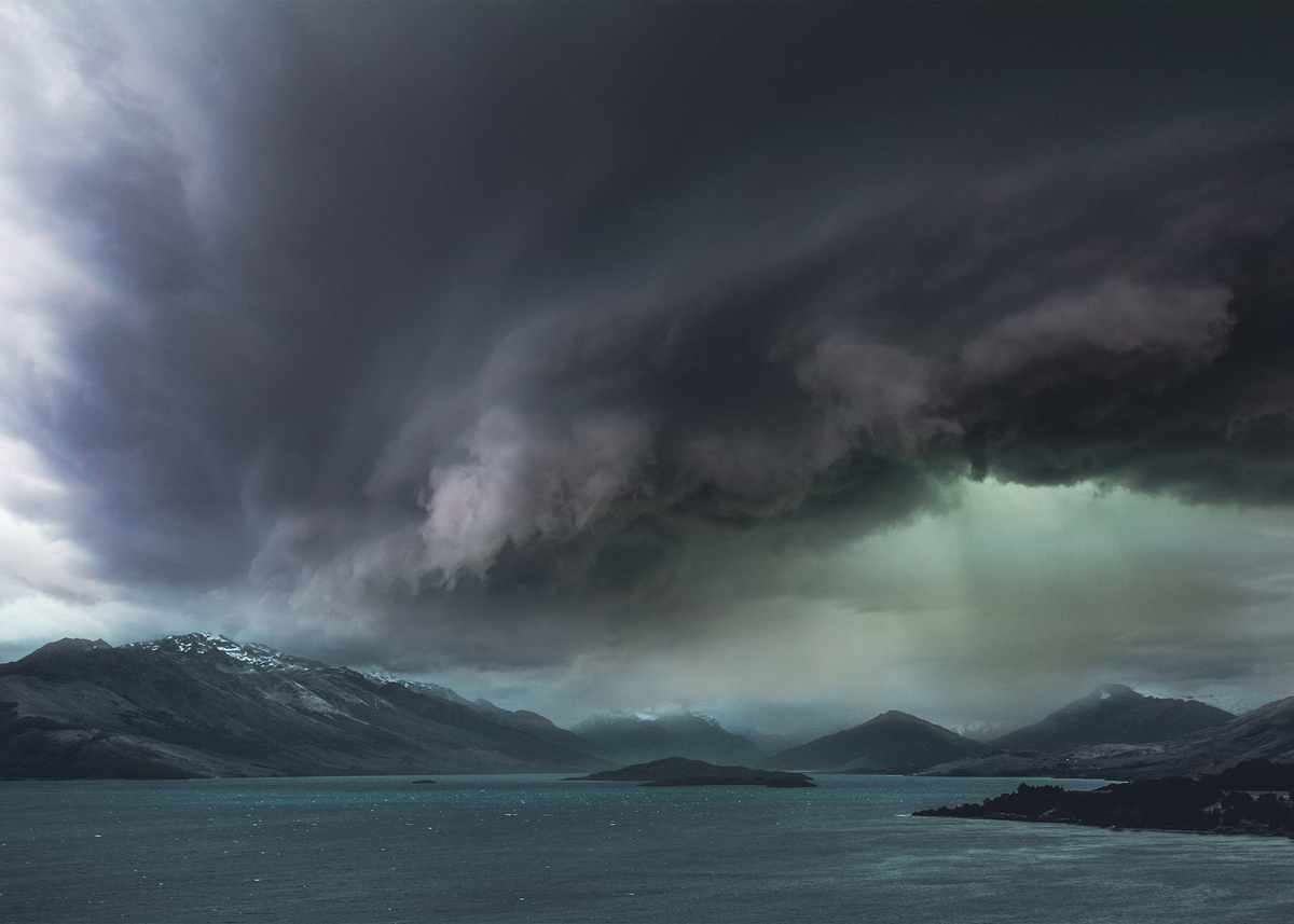 'Incoming Storm' Poster, picture, metal print, paint by Conceptual ...