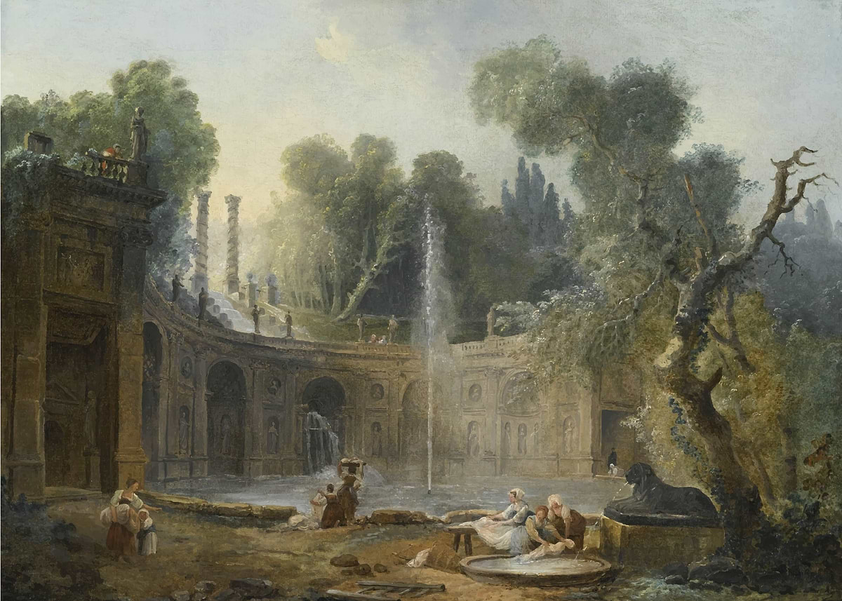'Hubert Robert' Poster, picture, metal print, paint by ArtGallery ...